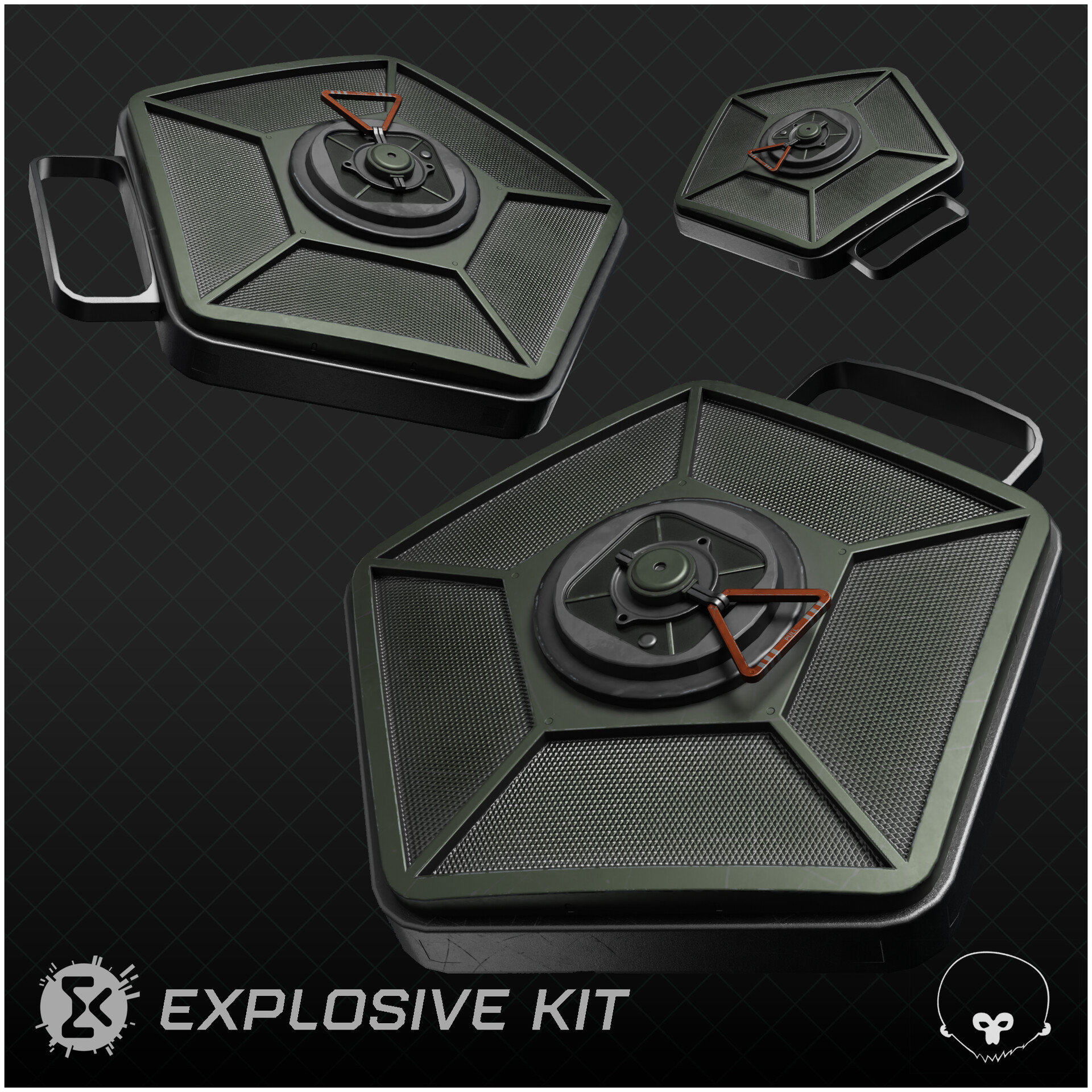 ArtStation - Explosive Kit Landmine