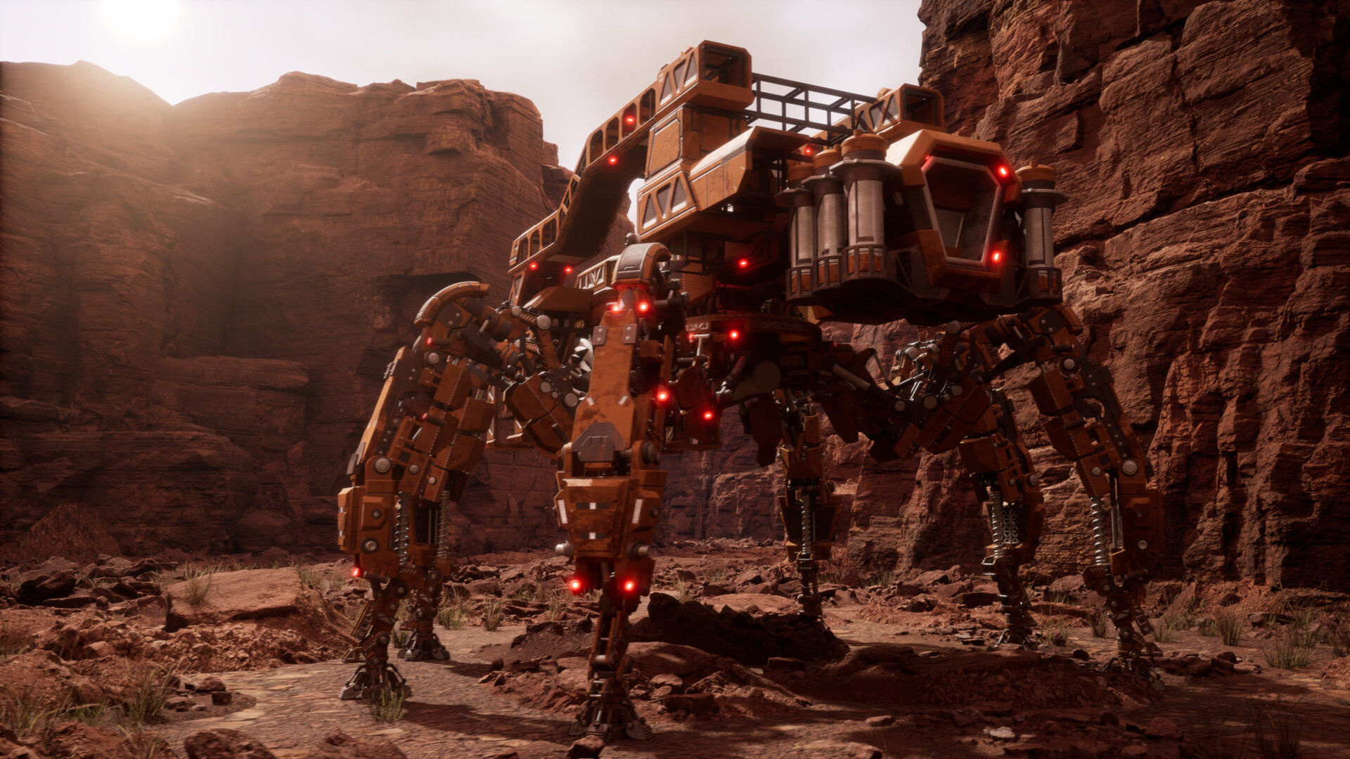 ArtStation - Spider Mech Excavator