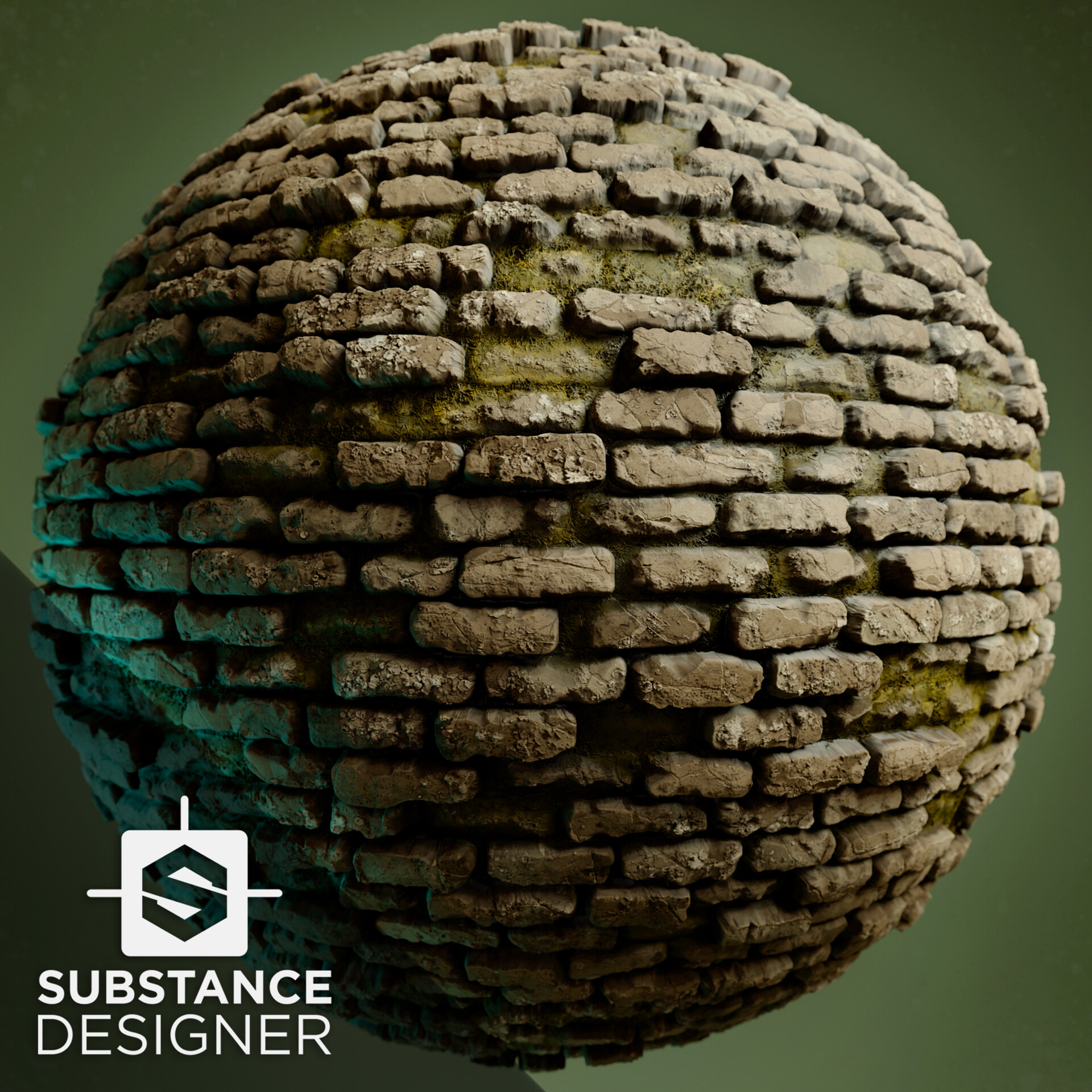 ArtStation - Medieval Brick Wall