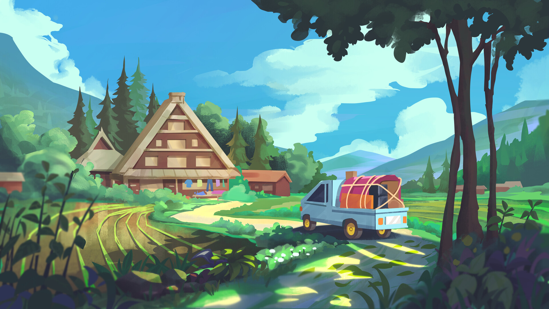 ArtStation - Landscape Digital Painting