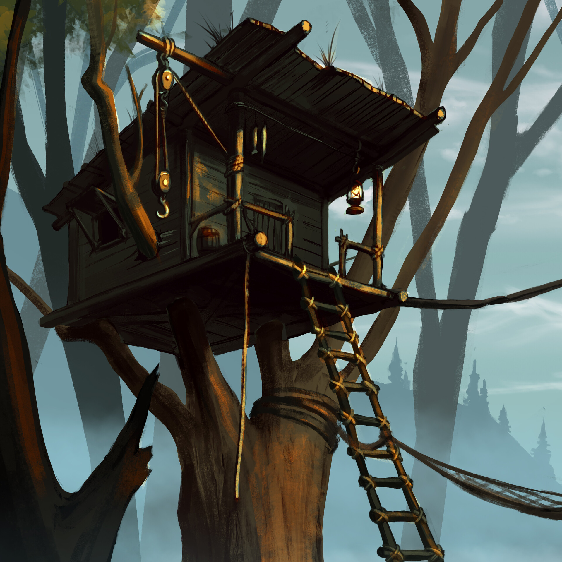ArtStation - tree house