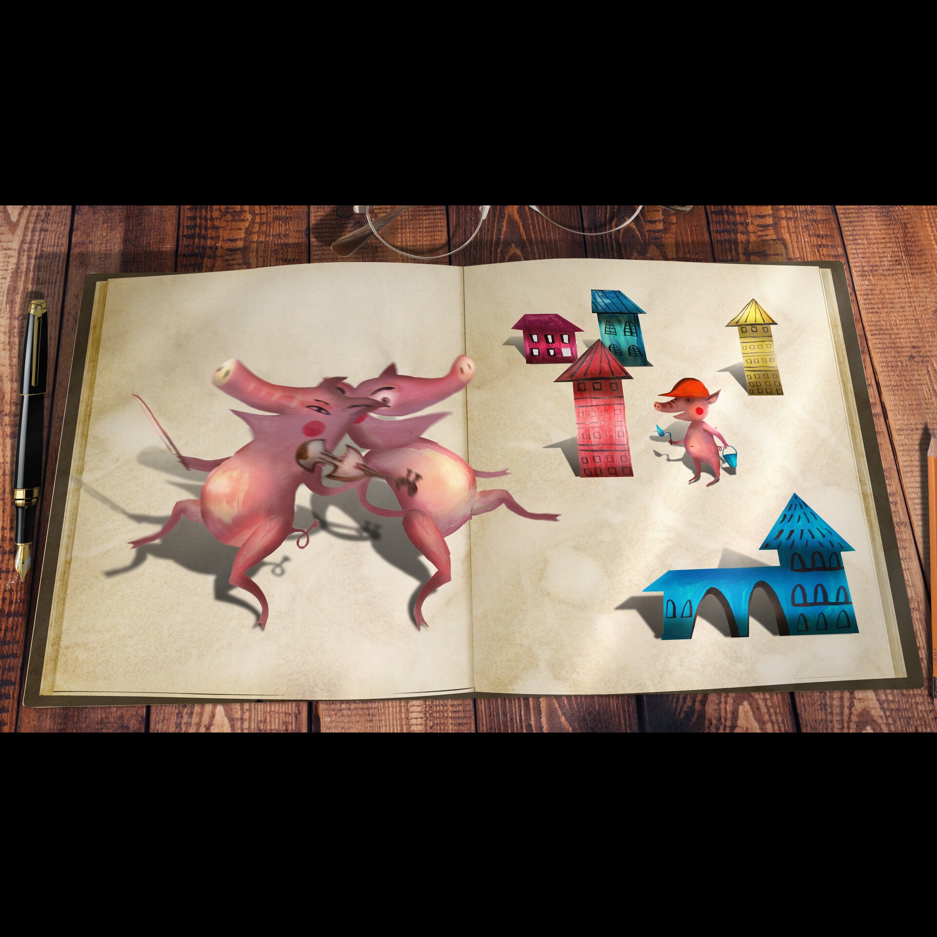 ArtStation - Screensaver for video program "Tales with Malyavanych ...