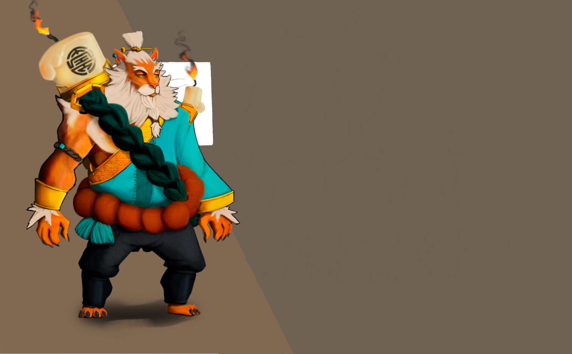 ArtStation - Cat Monk