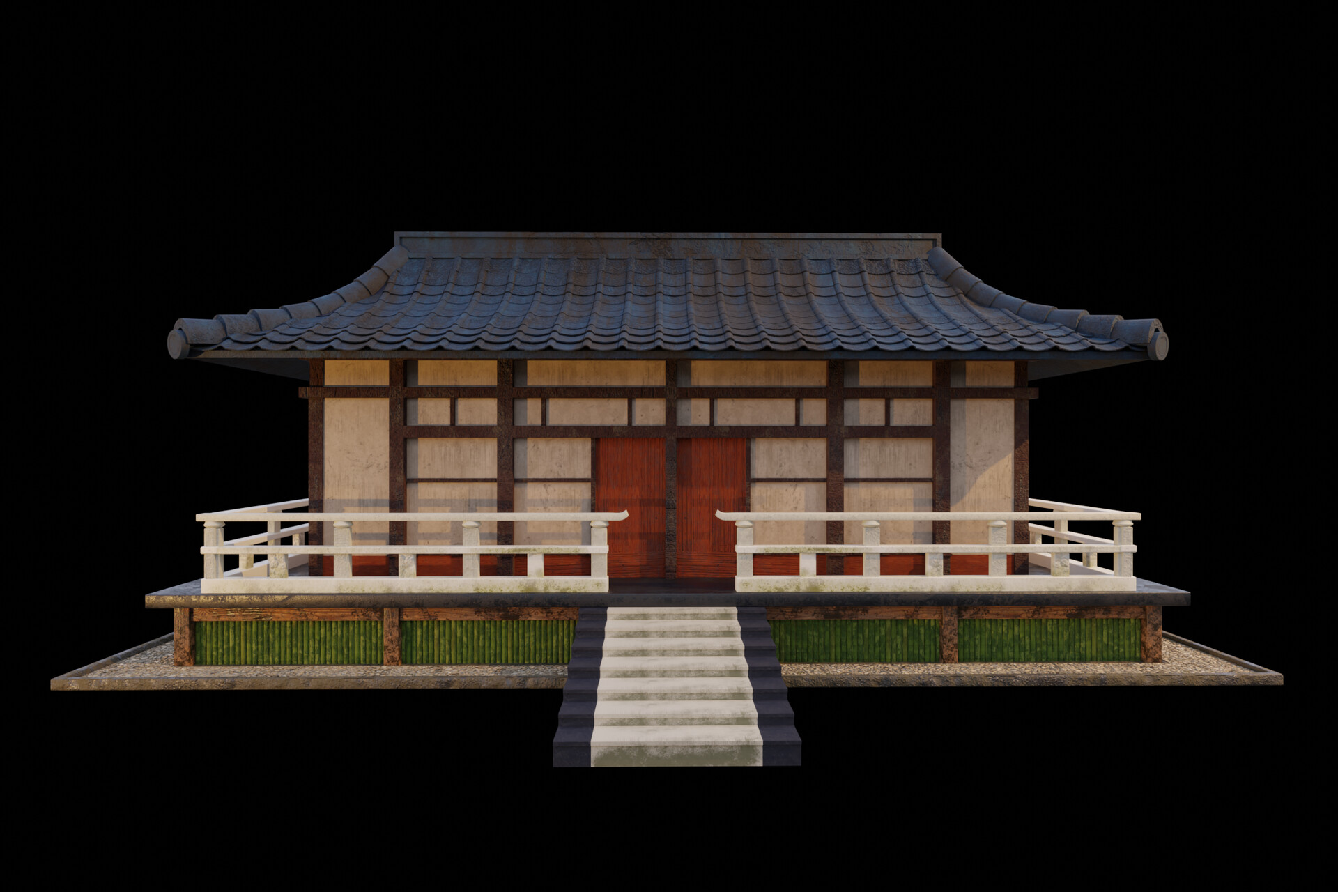 ArtStation - Japanese Traditional House