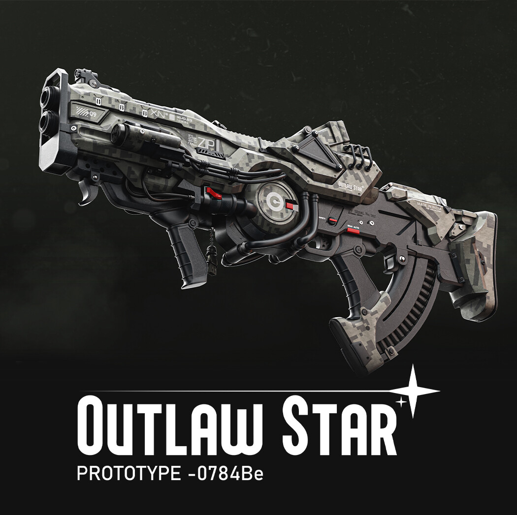 ArtStation - Outlaw Star Scifi Gun