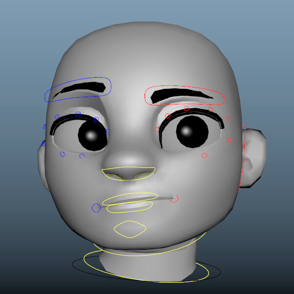 ArtStation - Joint Based Facial Rig