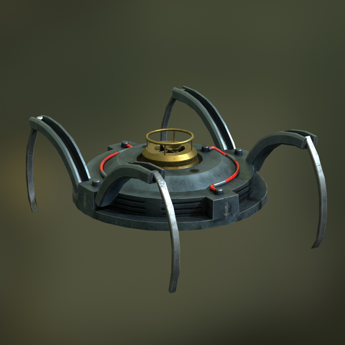 ArtStation - Spider Mine Remake - Fallout 4: The Capital Wasteland