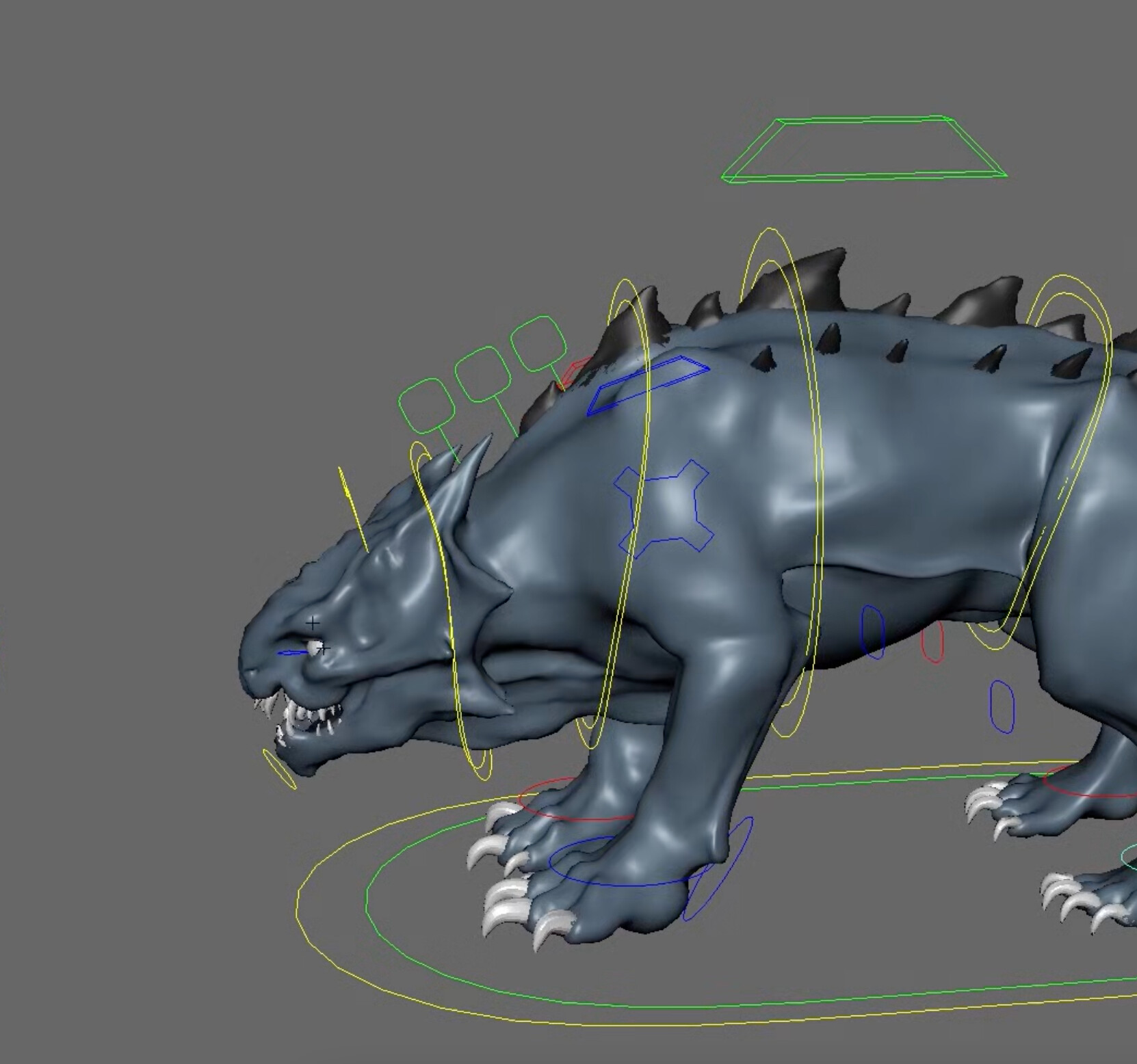 ArtStation - My First Creature Quad Rig