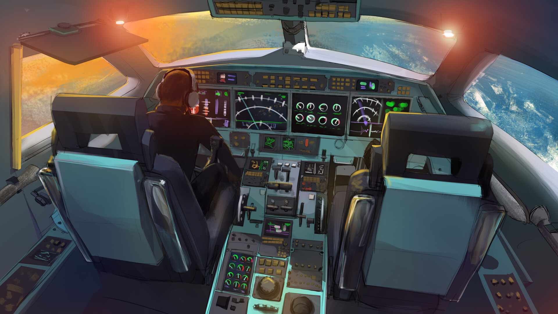 ArtStation - cockpit