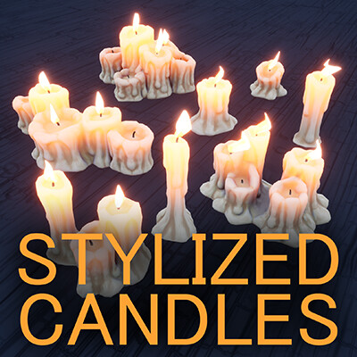ArtStation - Stylized Candles - UE4