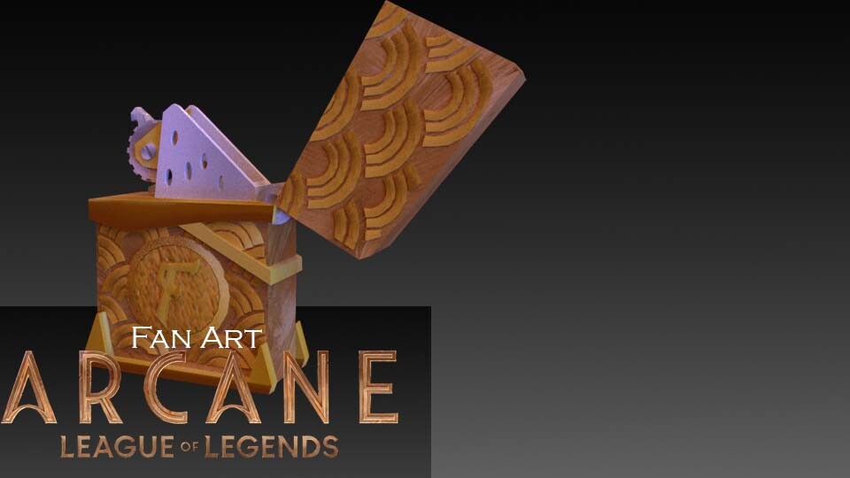 ArtStation - Arcane Finn Lighter 3D Model (Fan Art)