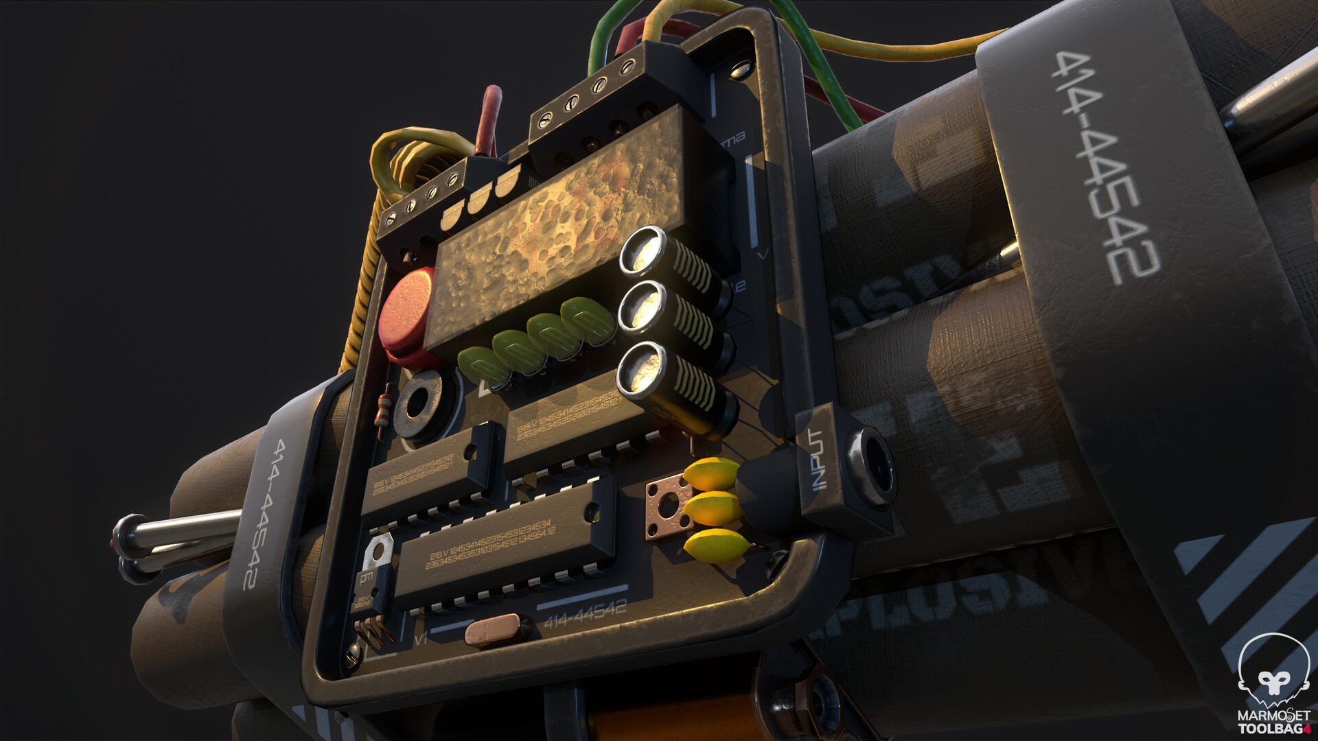 ArtStation - 3d model bomb prop desing