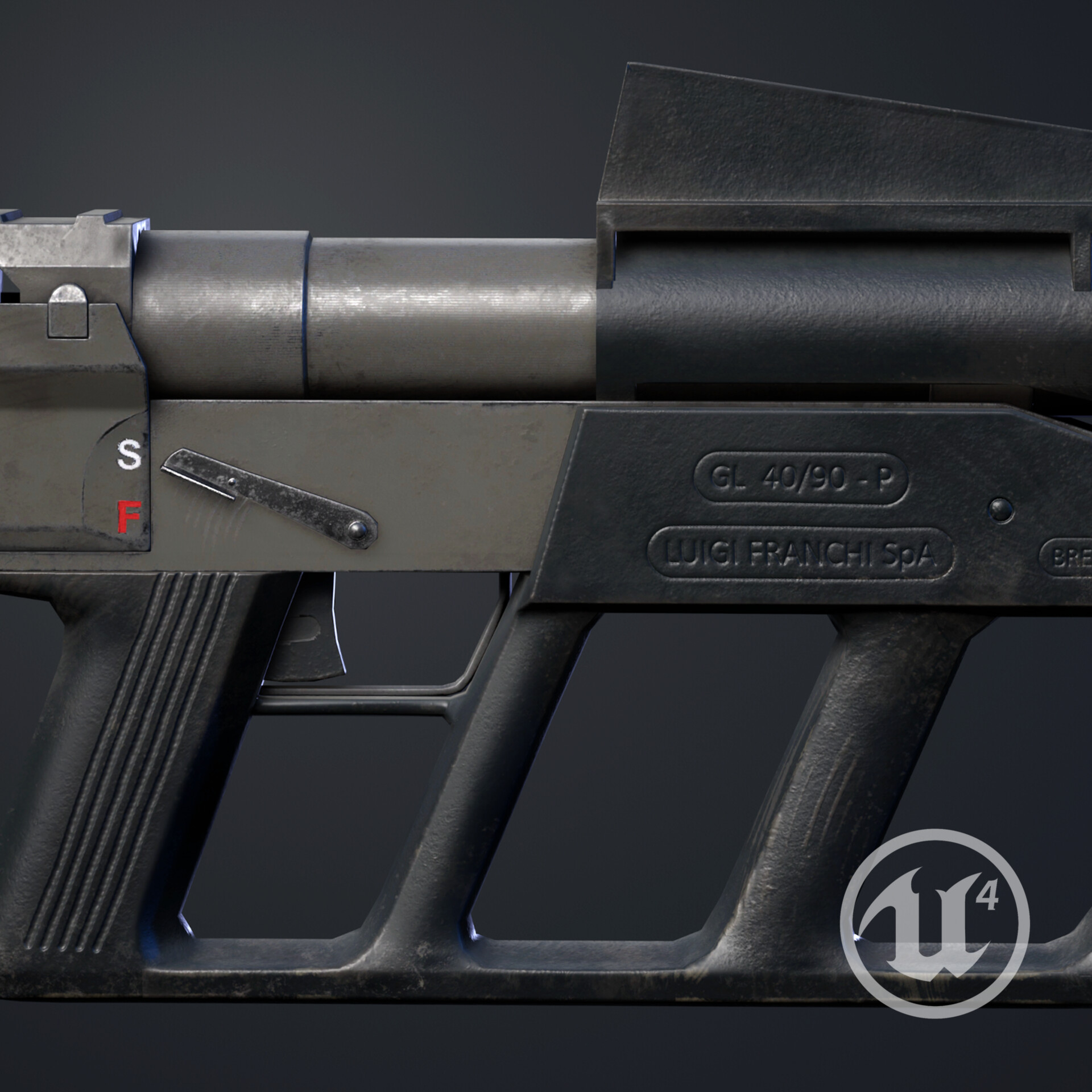 ArtStation - Grenade Launcher (GL 40/90)