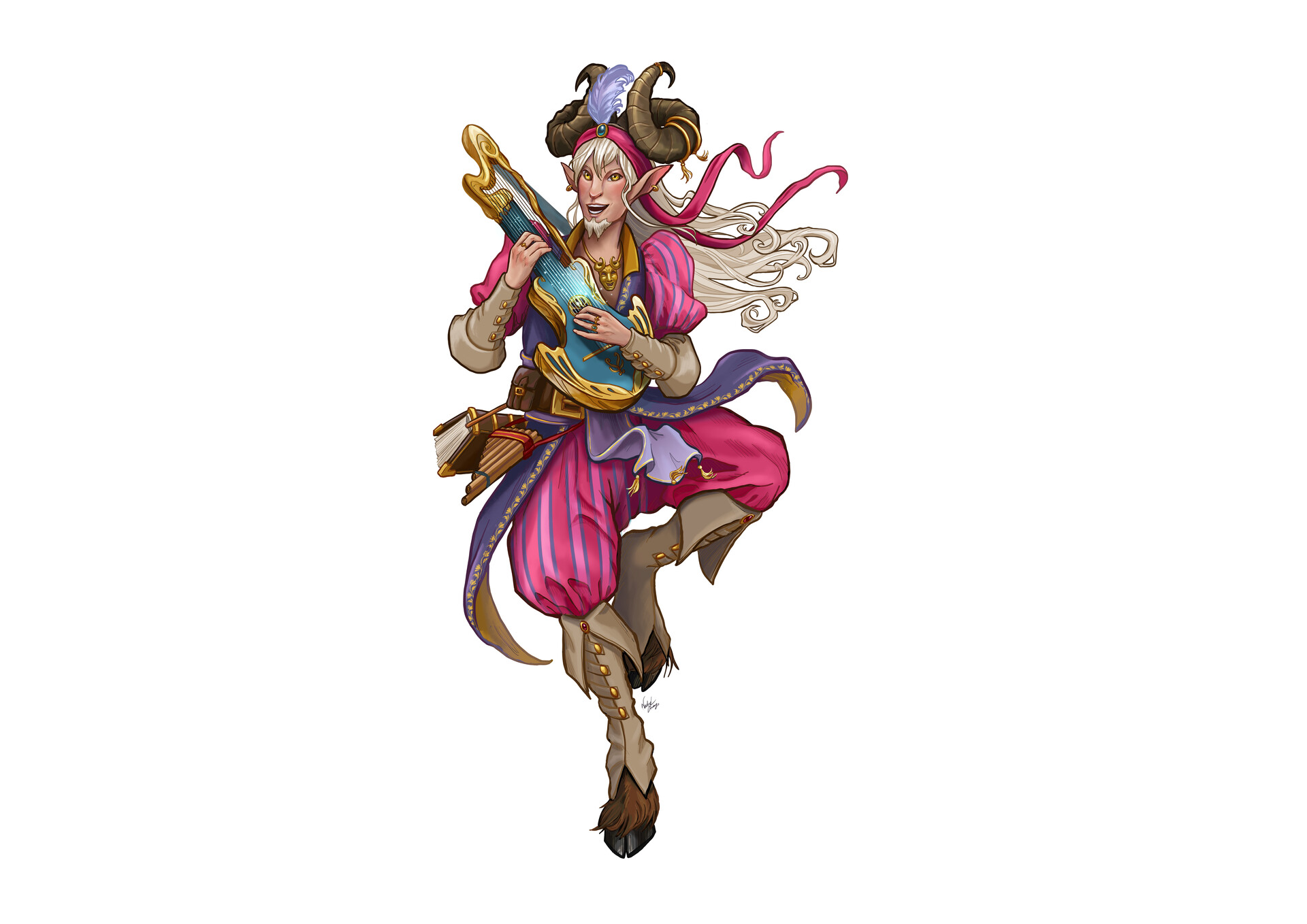 ArtStation - Satyr Bard