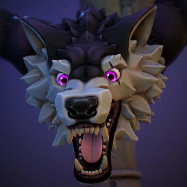 ArtStation - Frog & Wolf