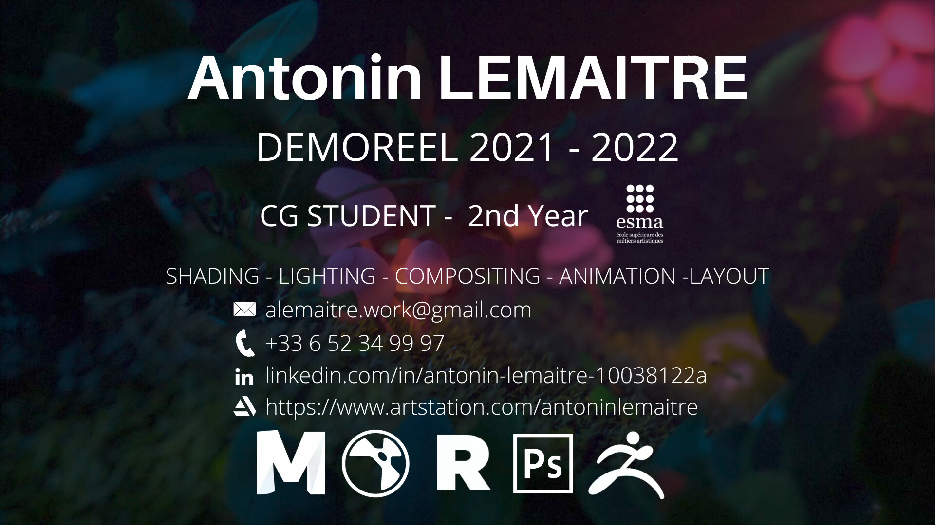 ArtStation - Demoreel 2021-2022