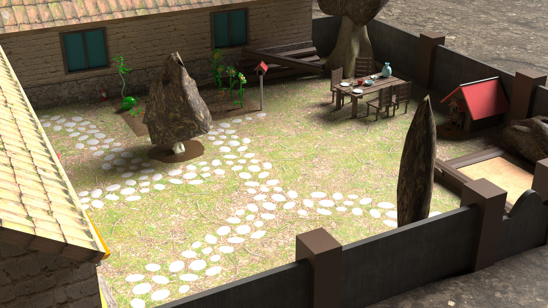 ArtStation - Backyard