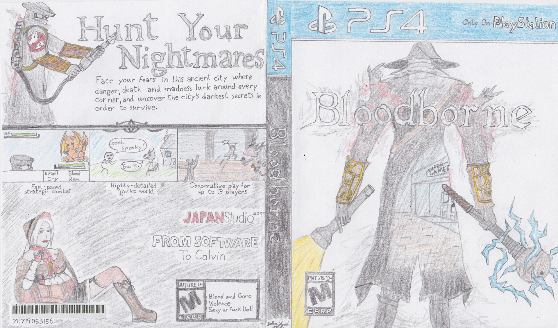 ArtStation - Parody game covers - 2017