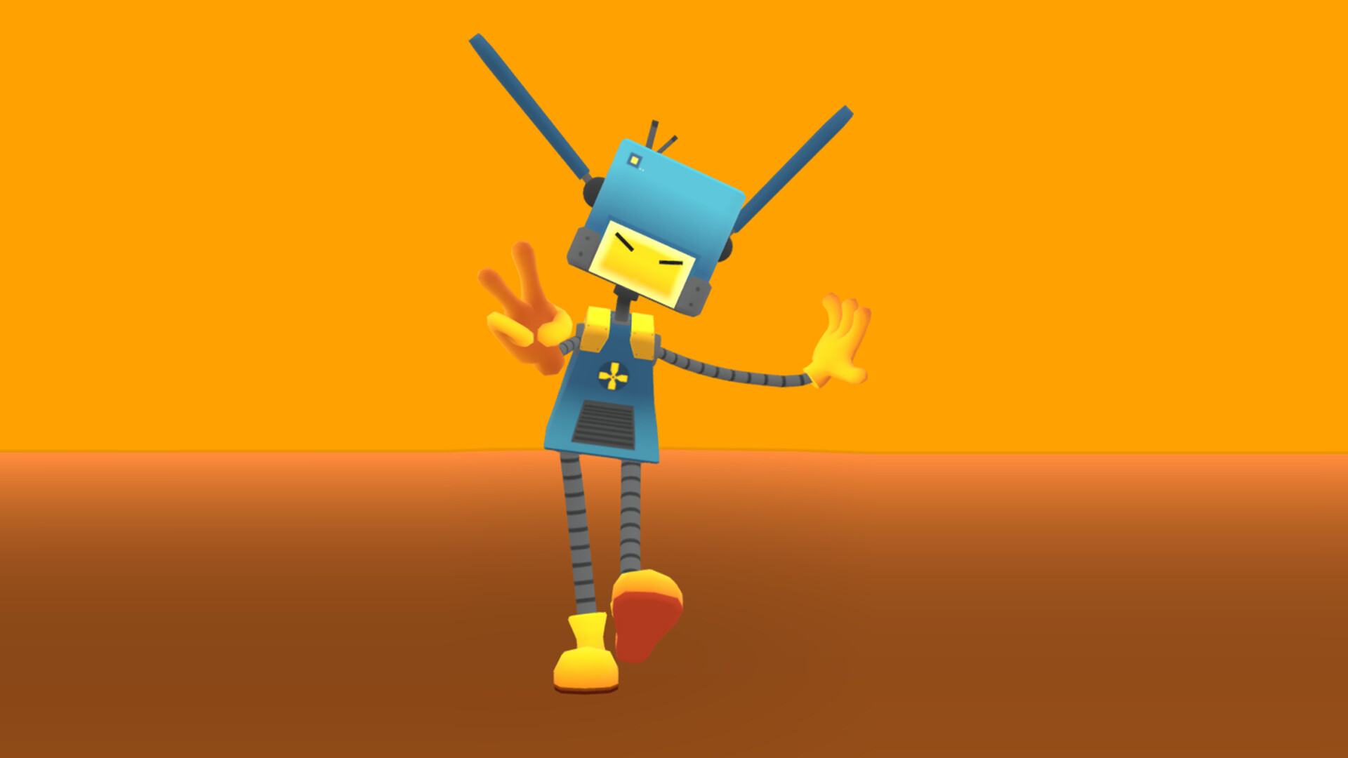 ArtStation - Square Robot 3D animated character