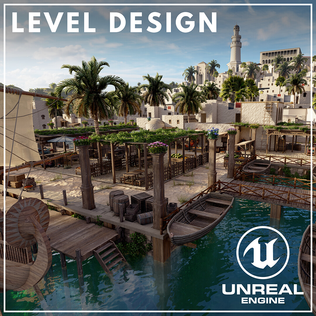 ArtStation - LEVEL DESIGN: EGIPTIAN