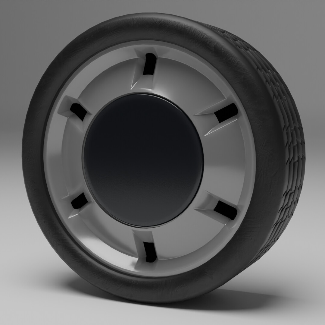 ArtStation - Custom truck wheel