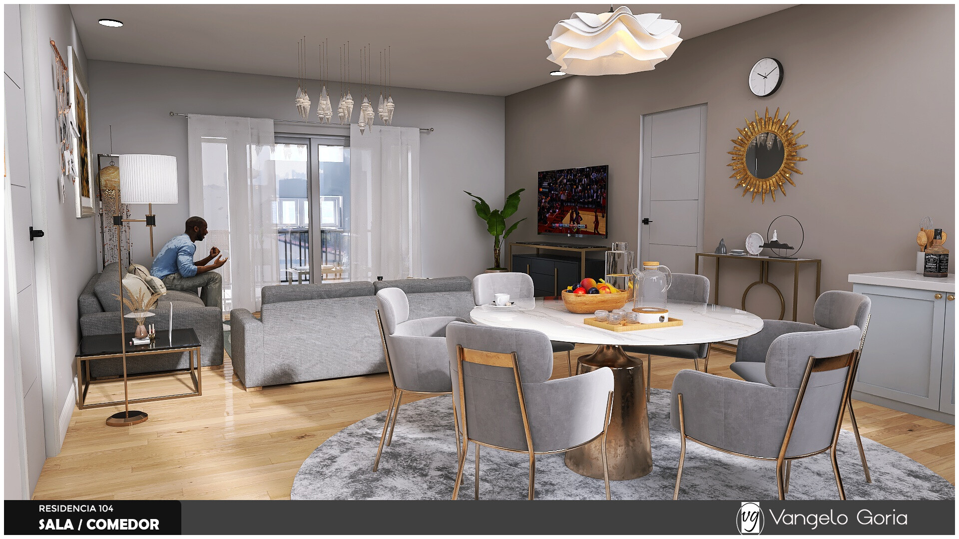 ArtStation - House 104 Project - ISOMETRIC & Interiors