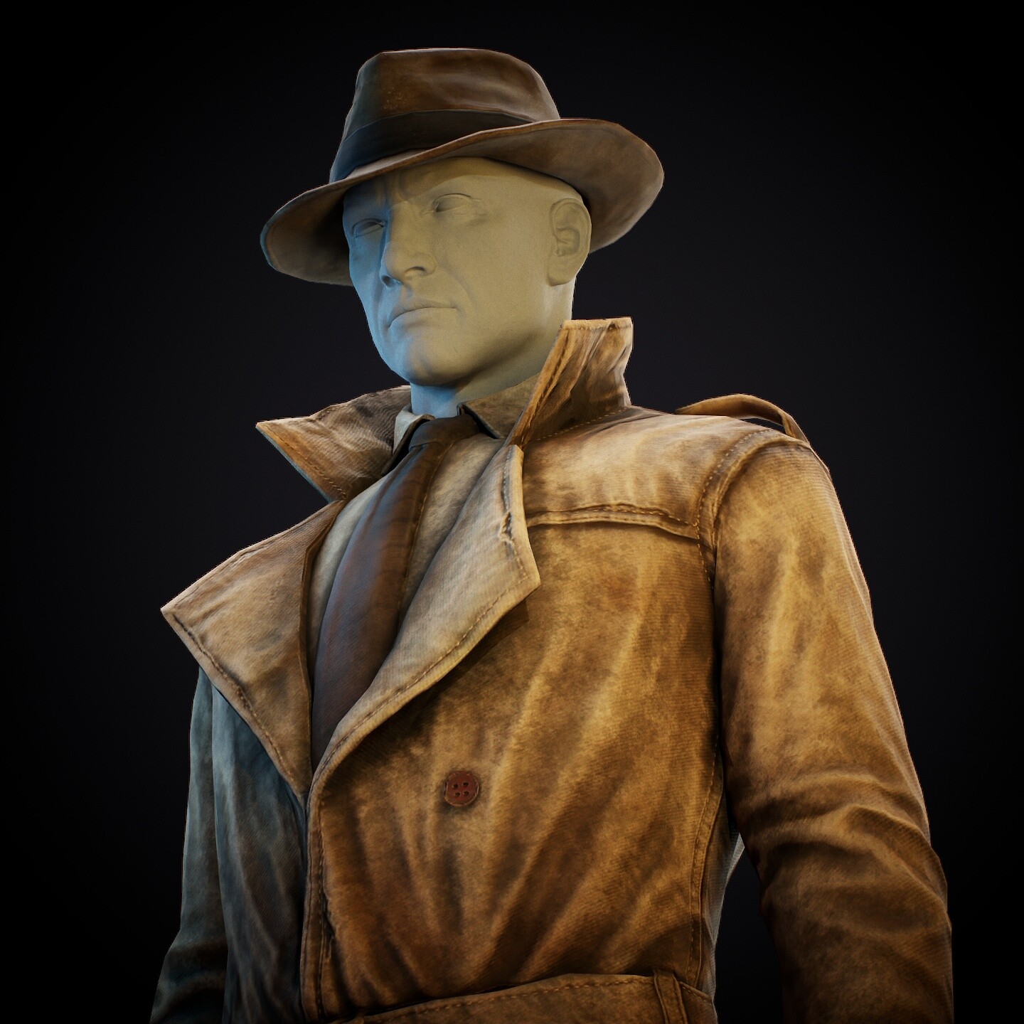 ArtStation - Fallout 3 - Mysterious Stranger Remake