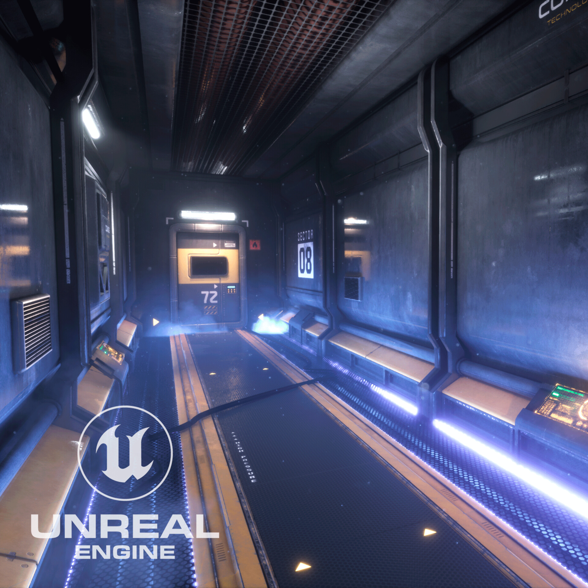 ArtStation - SCI-FI Corridor - Modular Environment