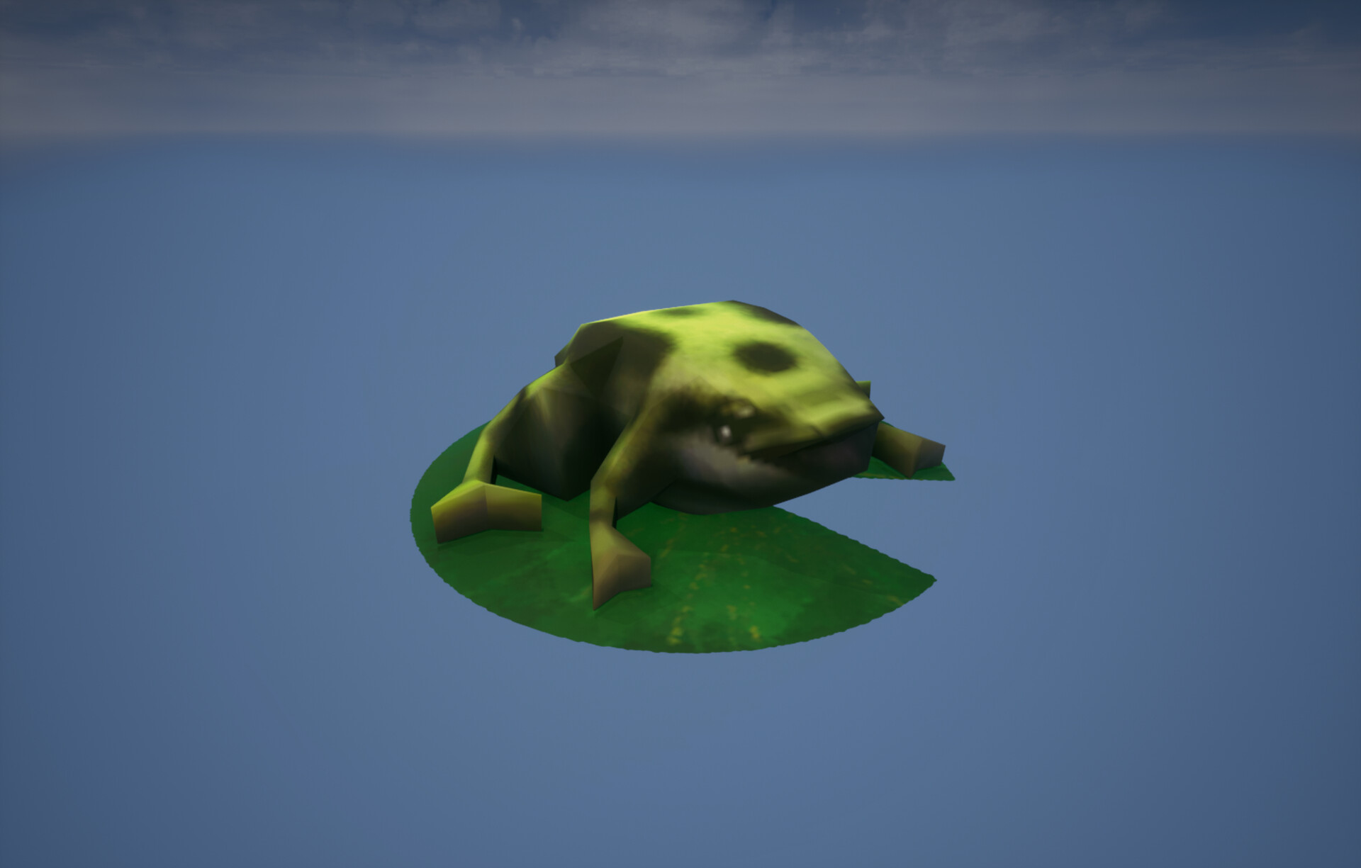 ArtStation - The Lowest Poly Frog