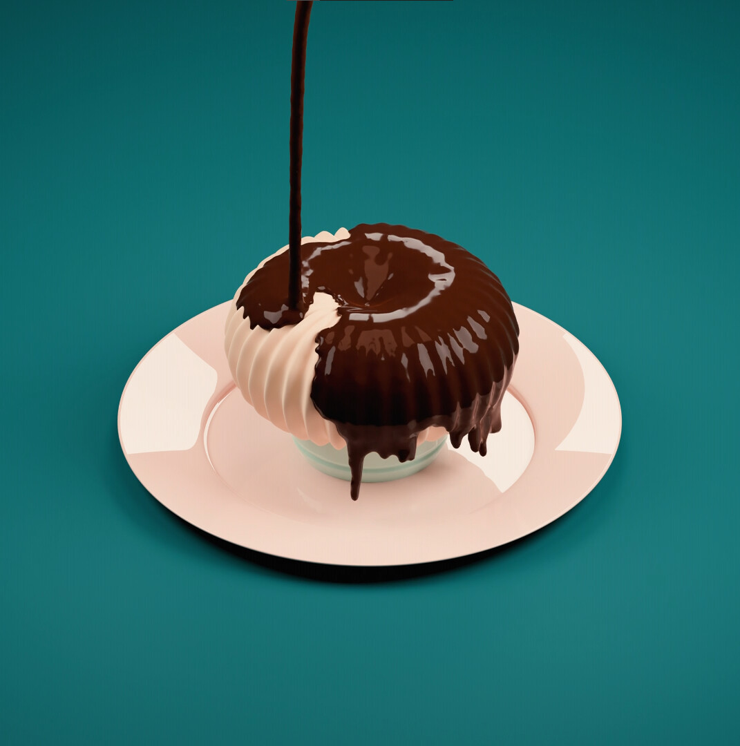 ArtStation - chocolate cake 🍫