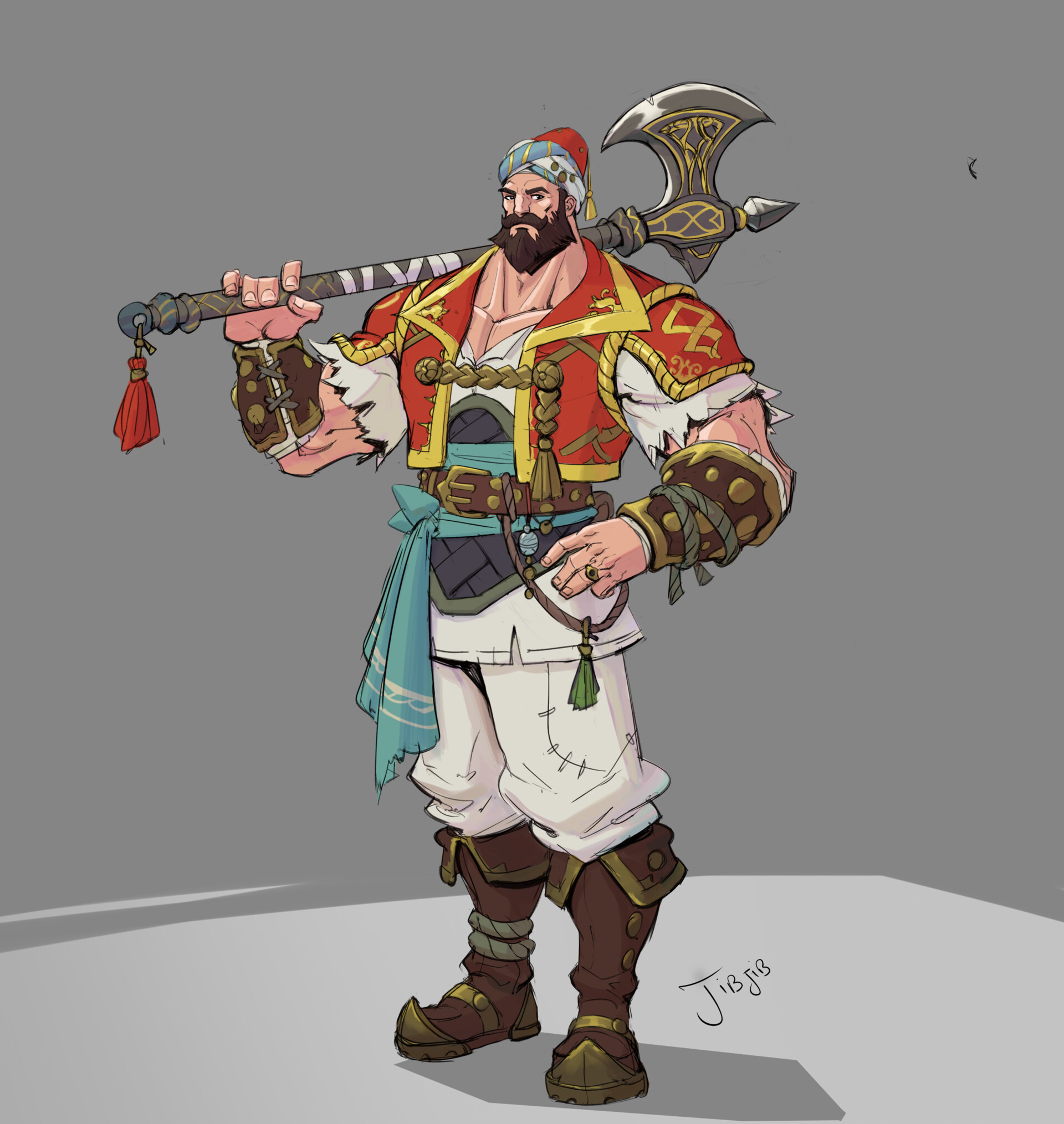 ArtStation - arabian knight serie