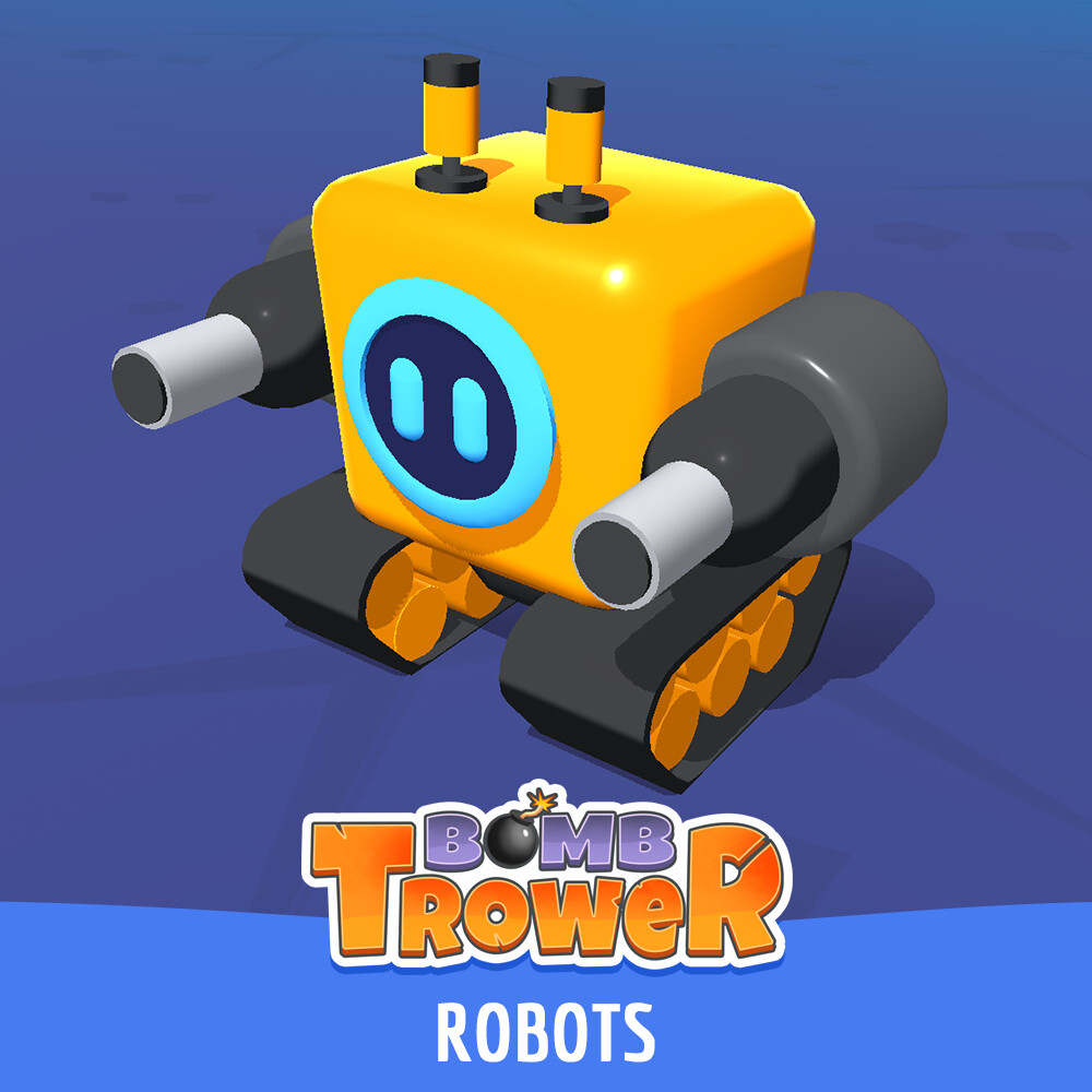 ArtStation - Bomb Thrower - Robots