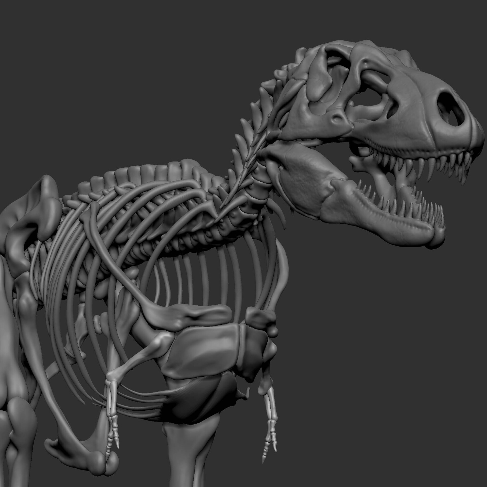 ArtStation - T-REX SKELETON