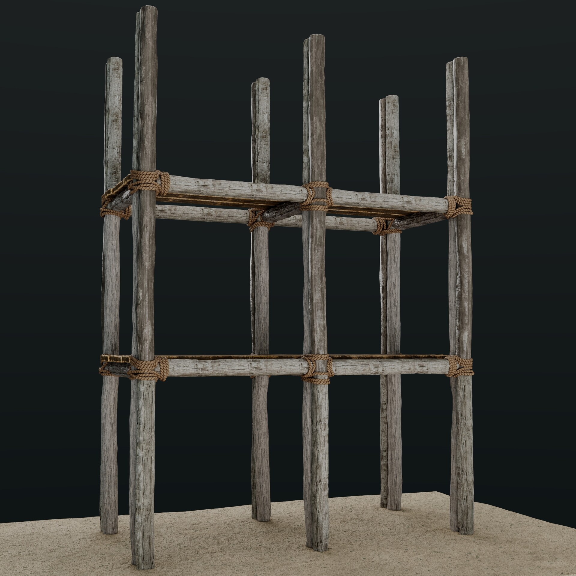ArtStation - Old Scaffolding
