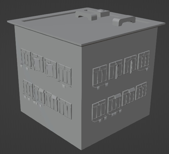 ArtStation - [W.I.P.] Procedural Building Generator