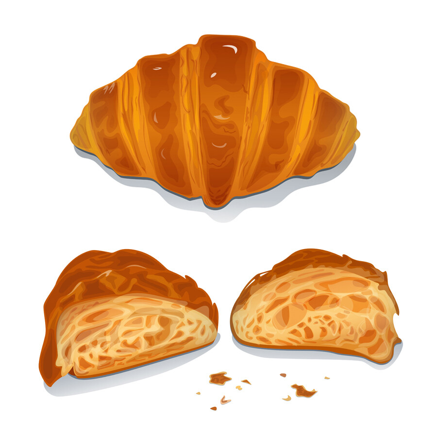 ArtStation - Croissant, vector illustration