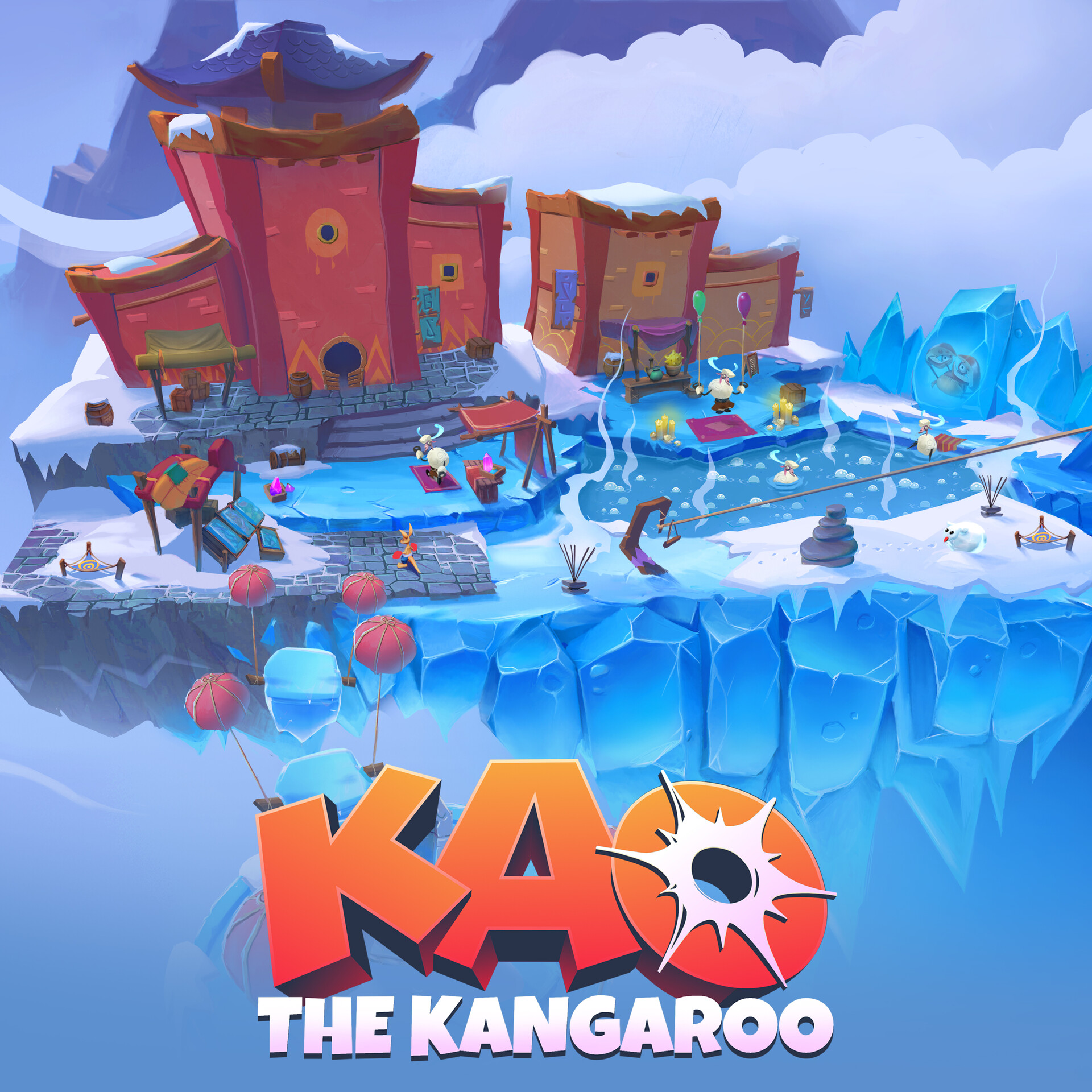 ArtStation - Kao The Kangaroo - Frozen Mountains