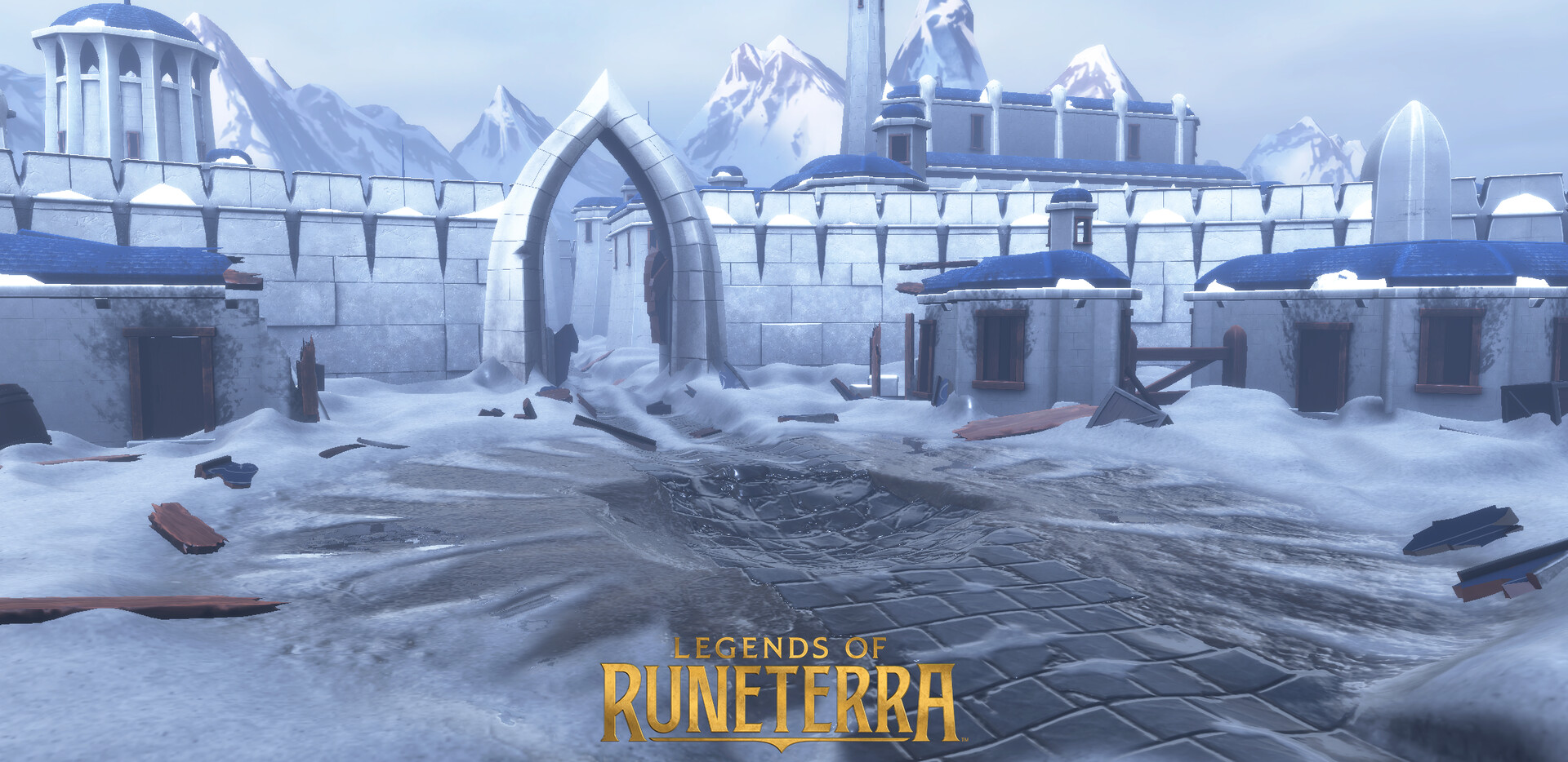 ArtStation - Legends of Runeterra - Galio/Sion Level Up Environment