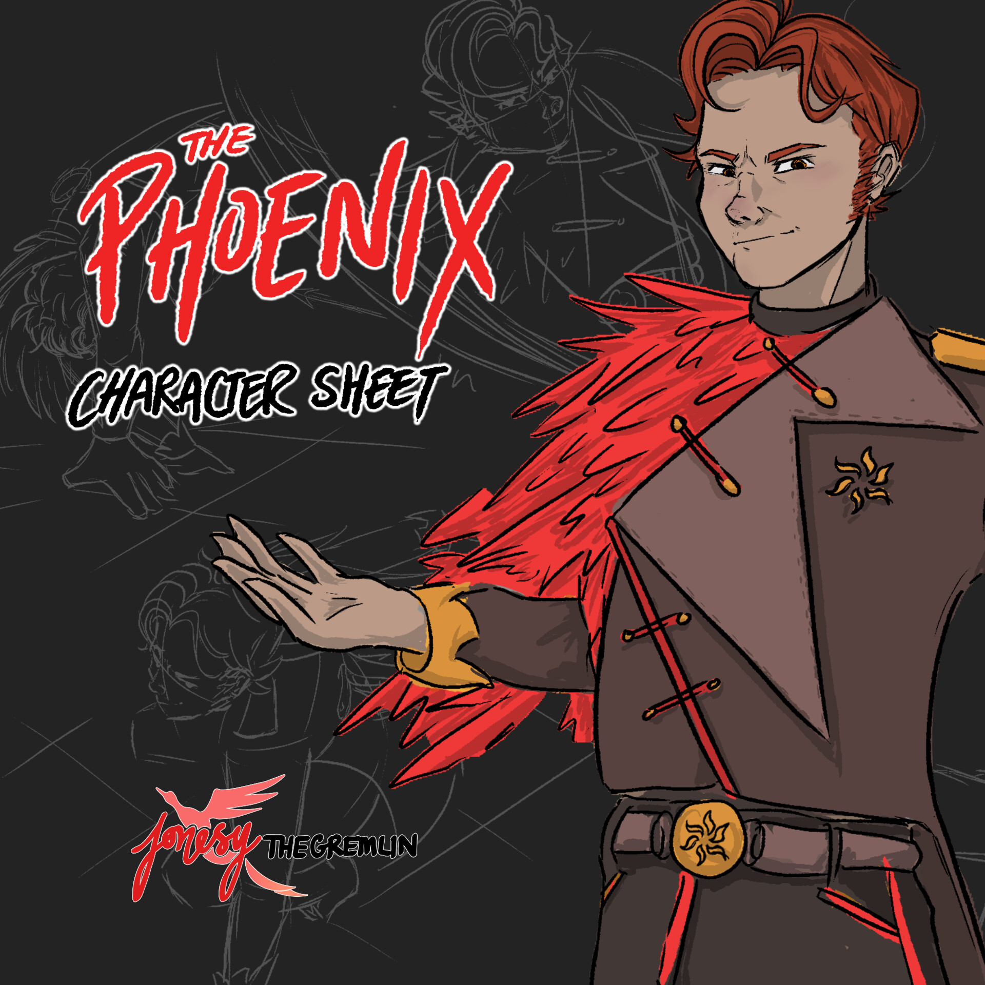 ArtStation - The Phoenix Character Sheet (Demigods)