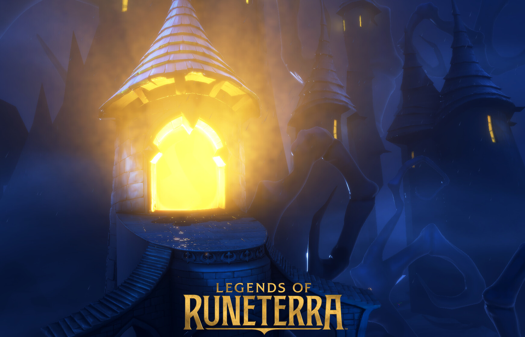 ArtStation - Legends of Runeterra - Veigar Level Up Environment