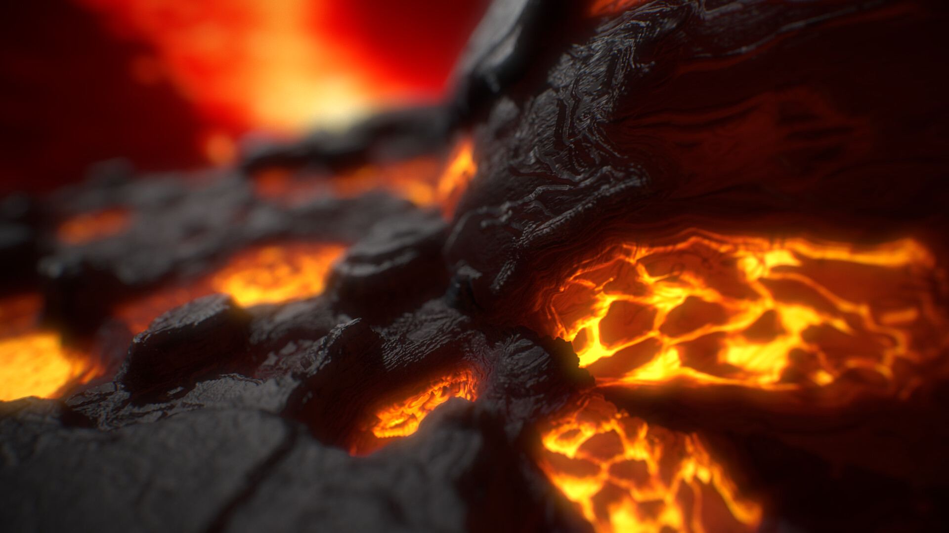 ArtStation - Lava - Volcano - Substance Designer - Beginner