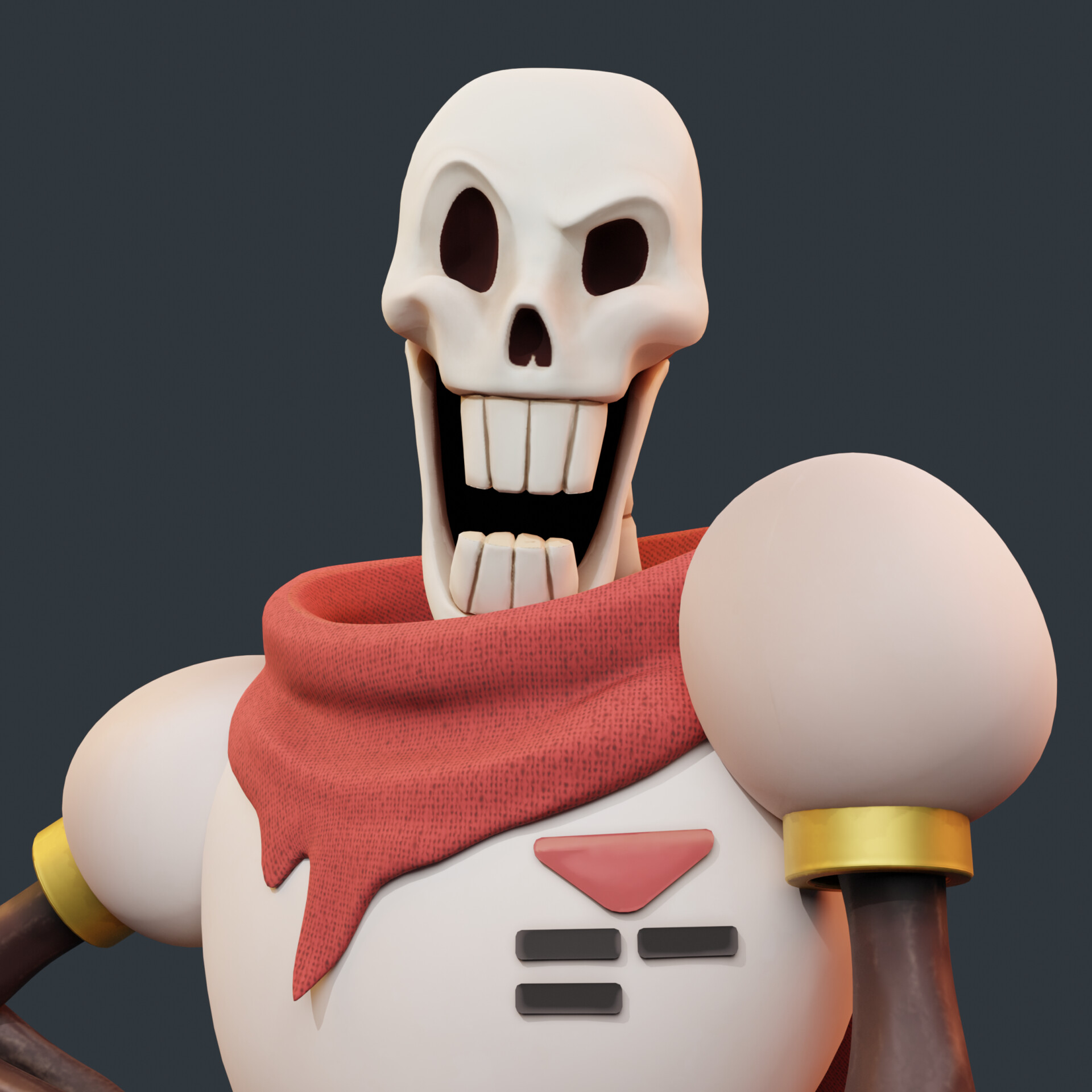 ArtStation - Papyrus (Undertale)