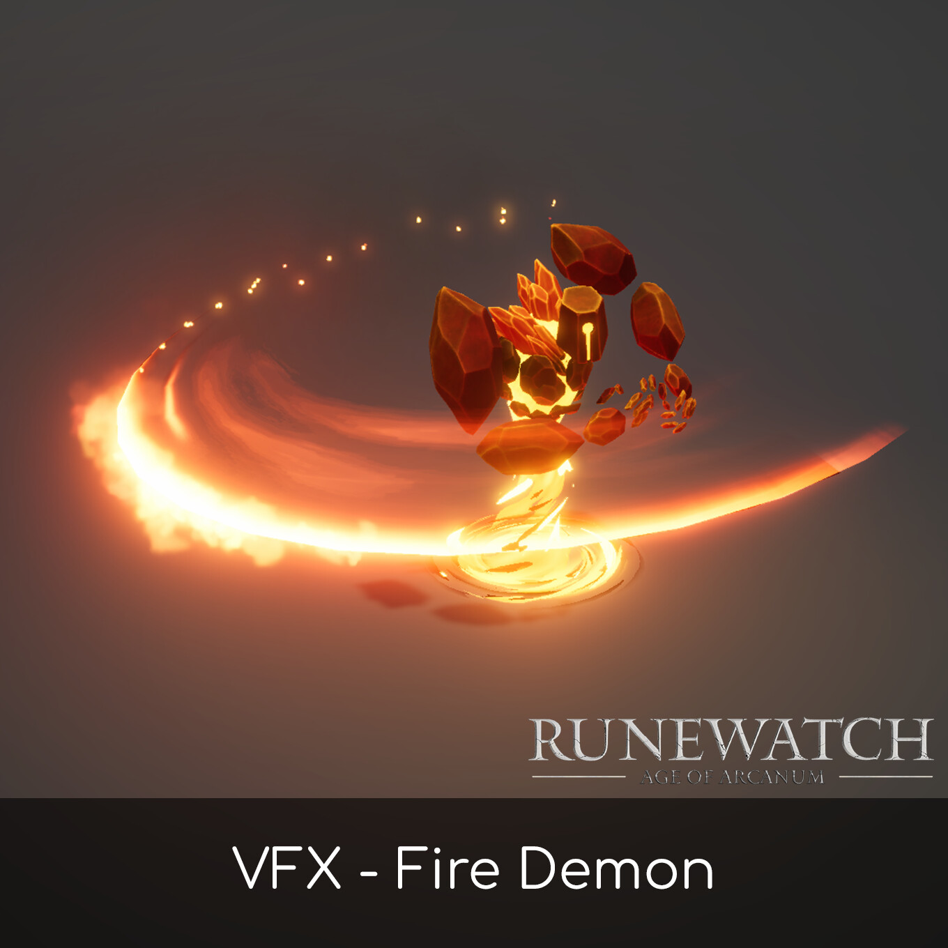 ArtStation - Fire Demon Model, Textures and VFX - Runewatch