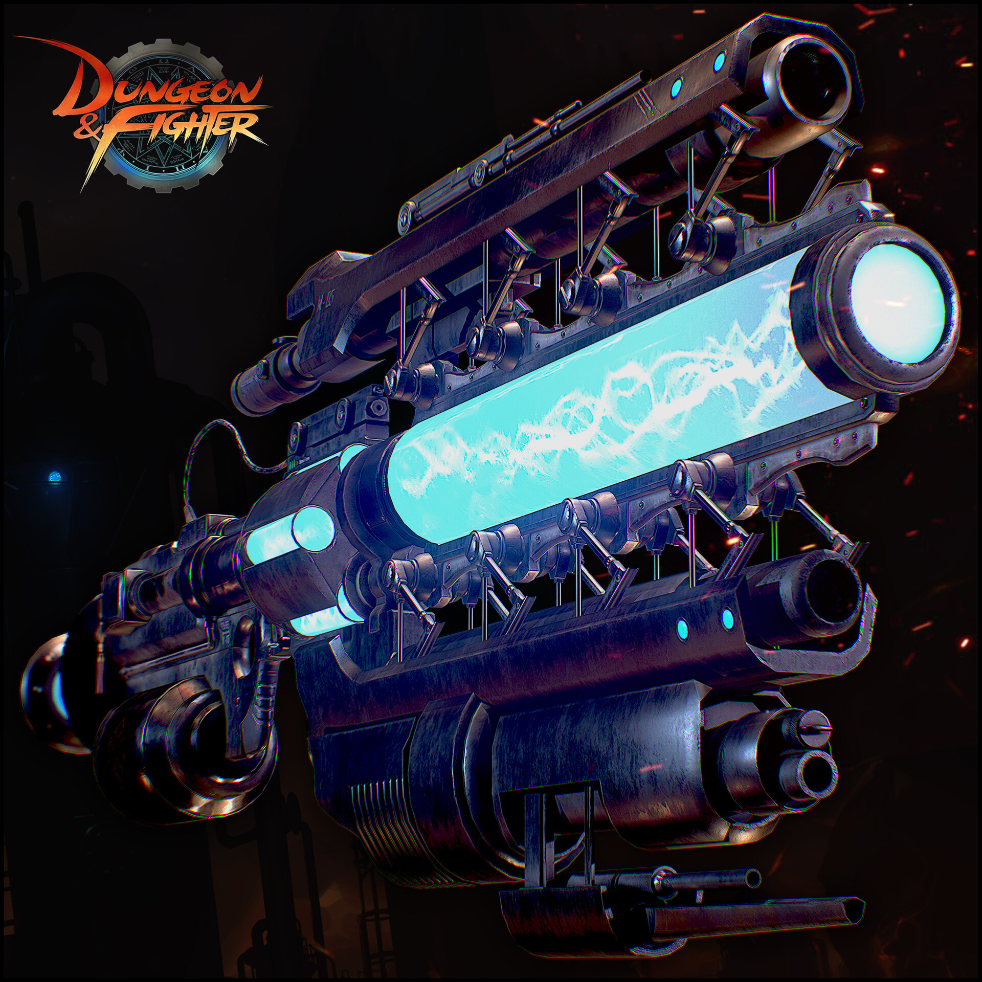 ArtStation - LaserRifle in Dungeon & Fighter (Fan Art)