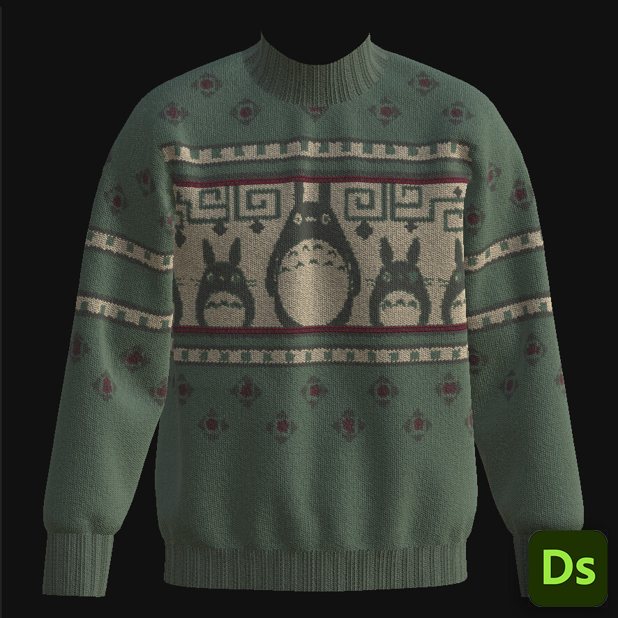 ArtStation - Substance Designer Knitted Sweater Material