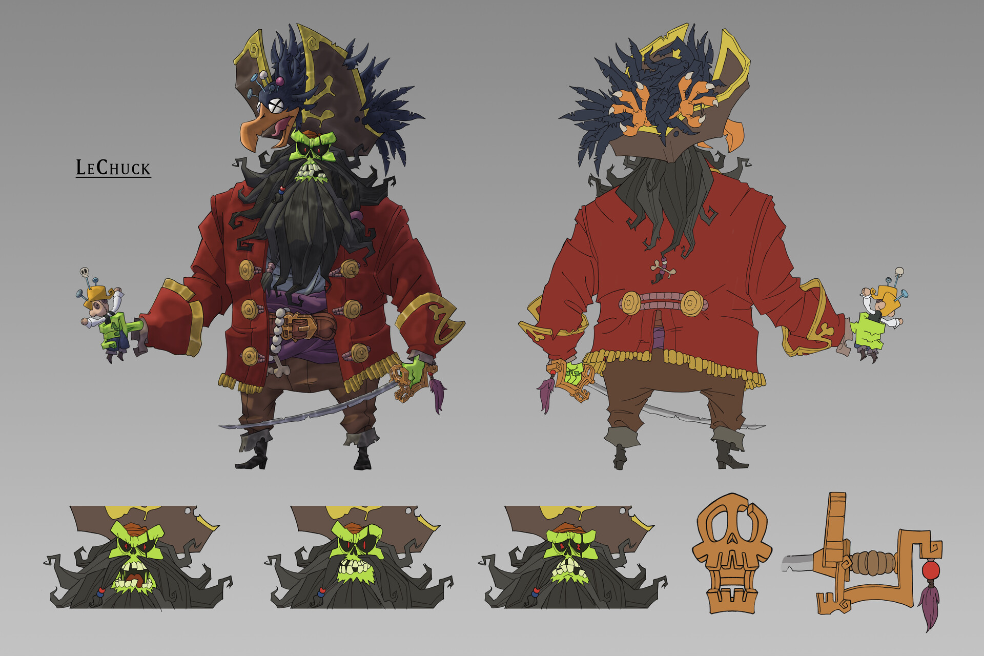 ArtStation - The Secret of Monkey Island - Characters Redesign