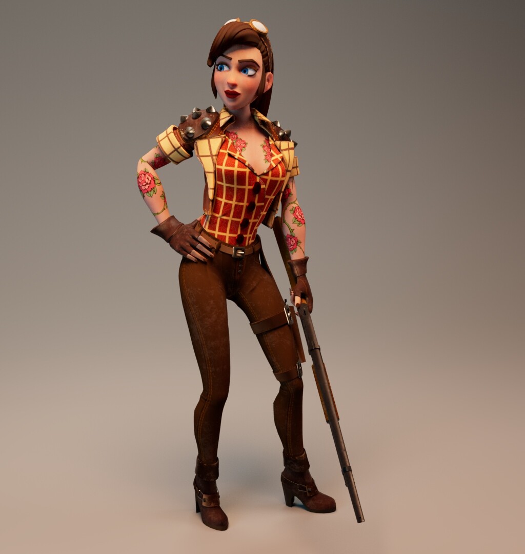 ArtStation - Ash the Road Warrior