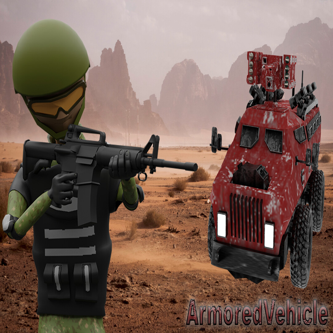 ArtStation - Armored_Vehicle_Game