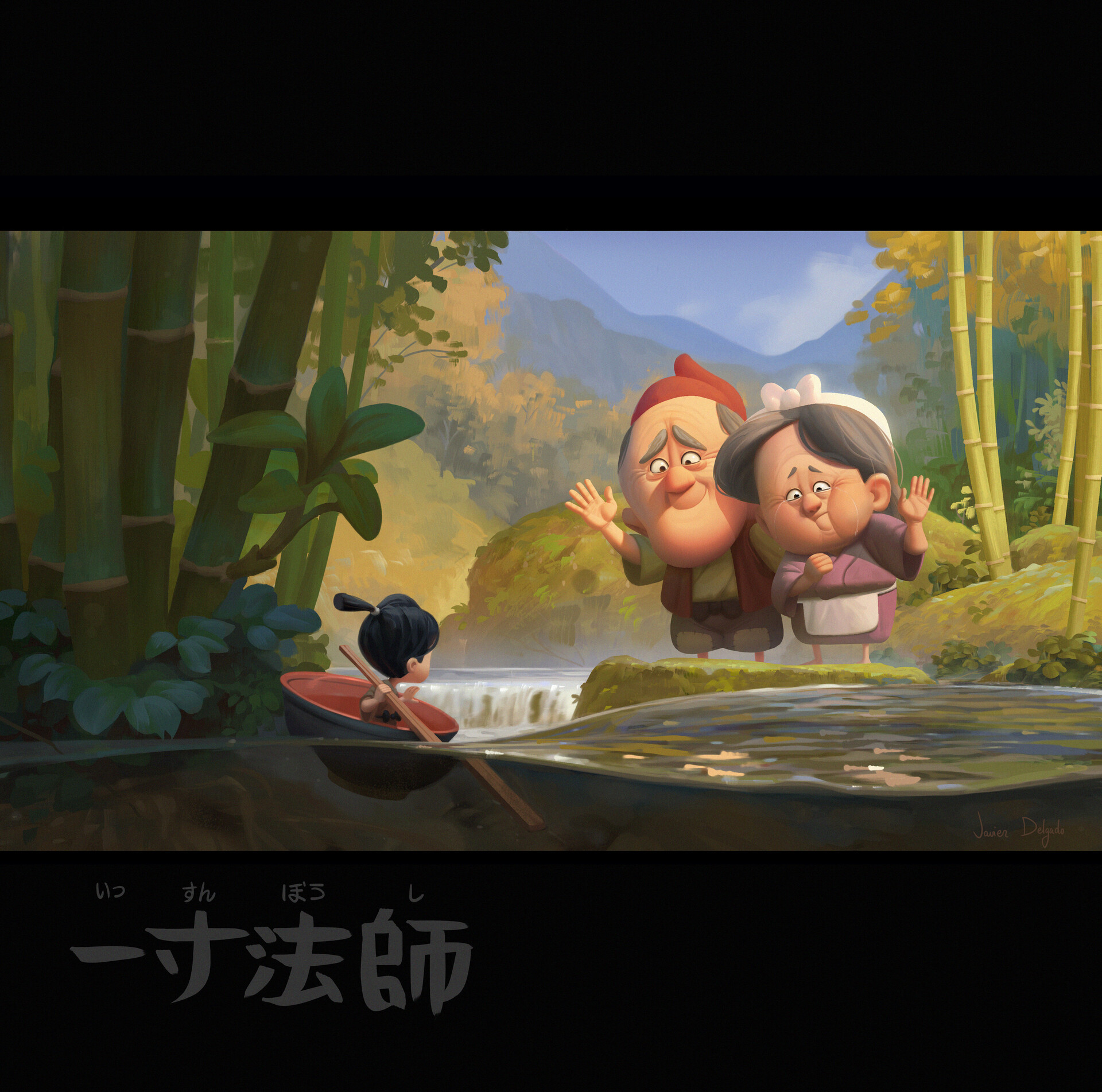 ArtStation - Personal project: Issun Boshi- The One-Inch Boy _09