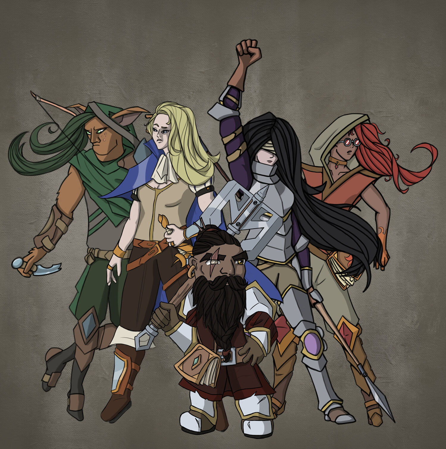 ArtStation - Fantasy Adventurer Party